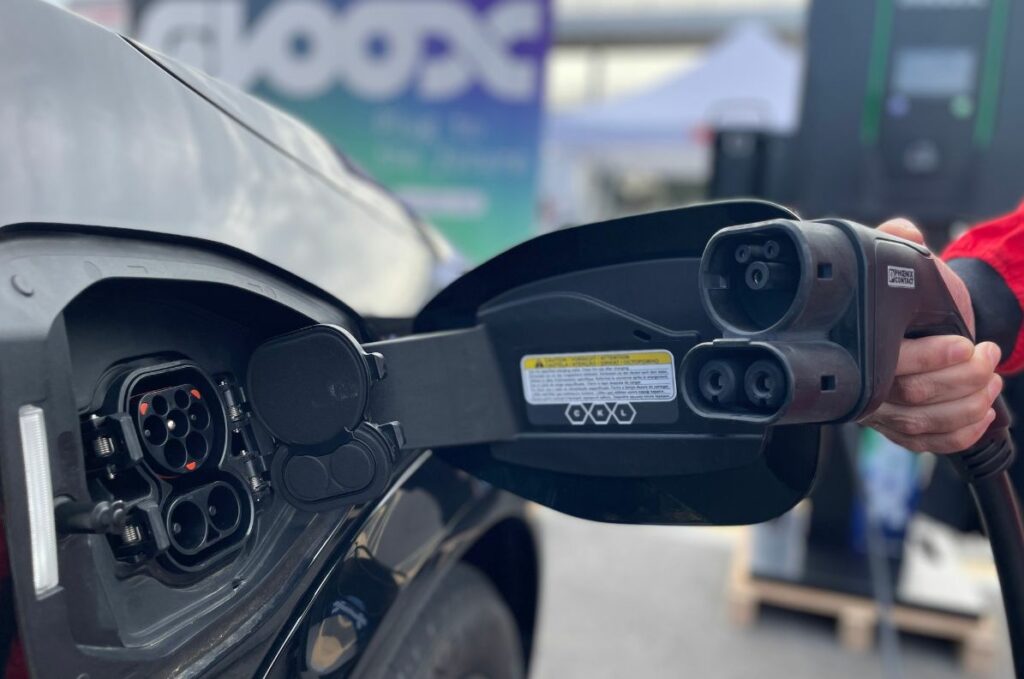 What is the CCS2 system in electric vehicle charging?